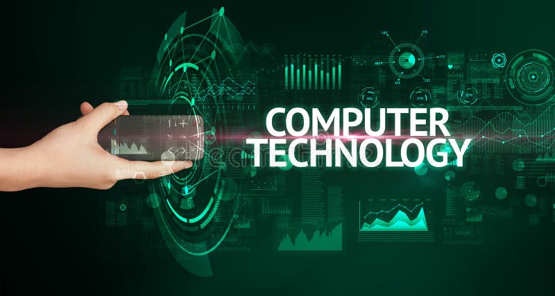 Hand Holding Wireless Peripheral, Modern Technology Concept Stock Photo ...