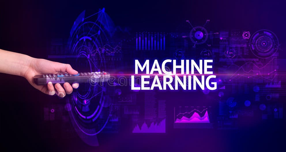 Hand Holding Wireless Peripheral, Modern Technology Concept Stock Photo ...