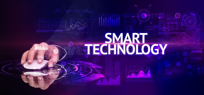 Hand Holding Wireless Peripheral, Modern Technology Concept Stock Image ...