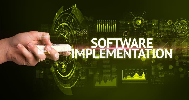 Hand Holding Wireless Peripheral, Modern Technology Concept Stock Image ...