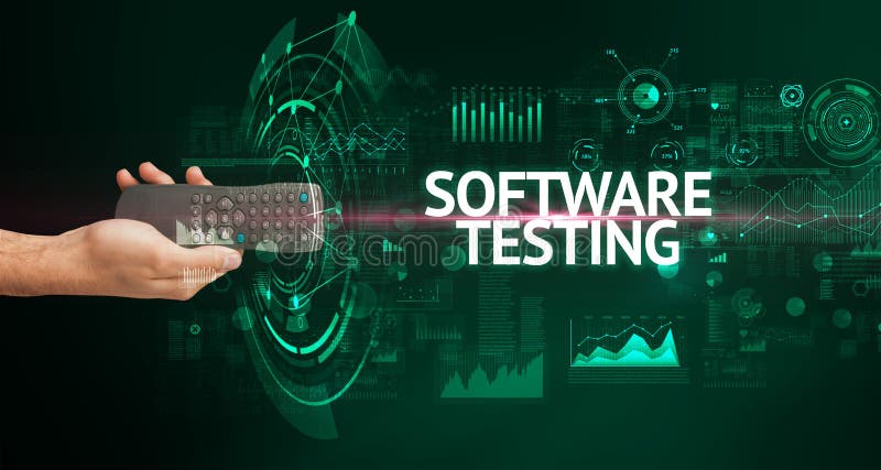 Hand Holding Wireless Peripheral, Modern Technology Concept Stock Image ...