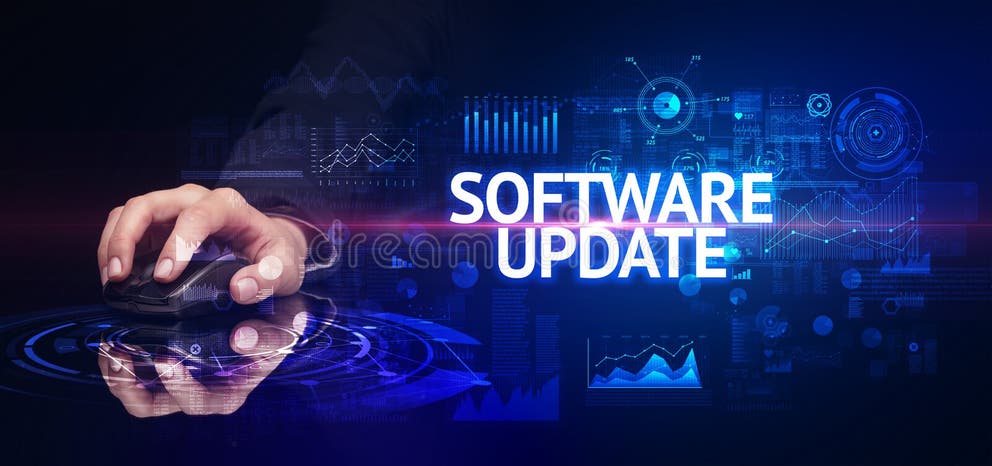 Hand Holding Wireless Peripheral, Modern Technology Concept Stock Image ...