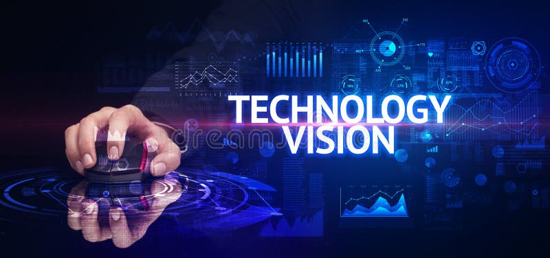 Hand Holding Wireless Peripheral, Modern Technology Concept Stock Photo ...