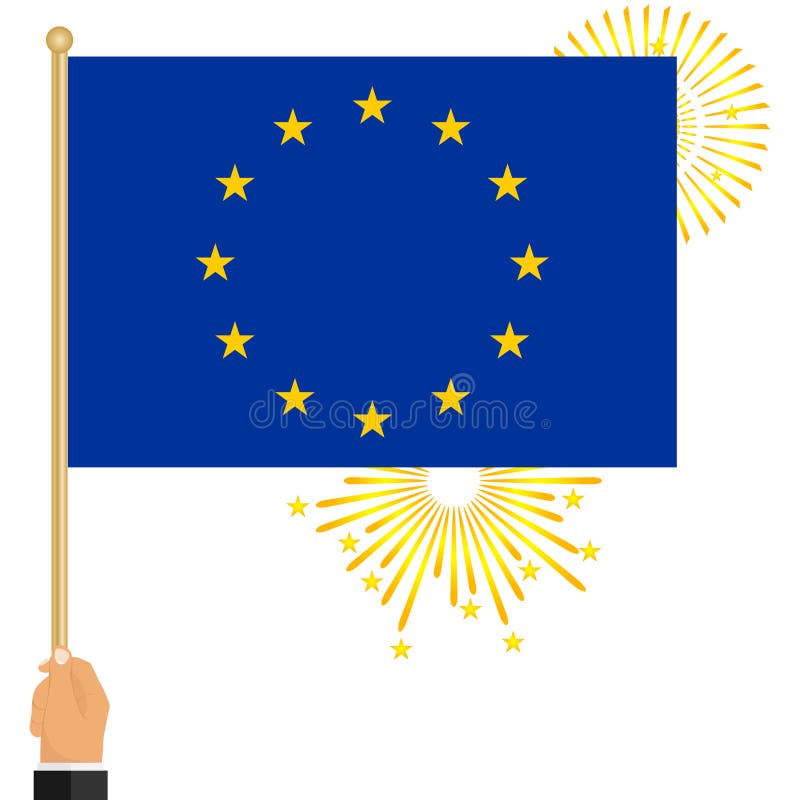 Flag of the European Union, Flag of the African Union Stock ...