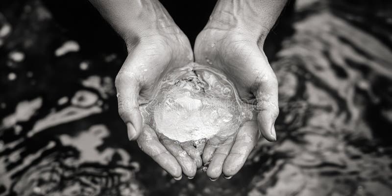 Hand Holds Ice Crystals Stock Photos - Free & Royalty-Free Stock Photos ...