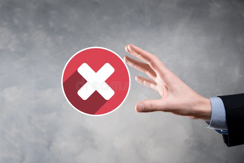Hand Holds Icon,cancellation Symbol,cancel Icon.Cross Mark Flat Red ... Hand Holds Icon,cancellation Symbol,cancel Icon.Cross Mark Flat Red ...