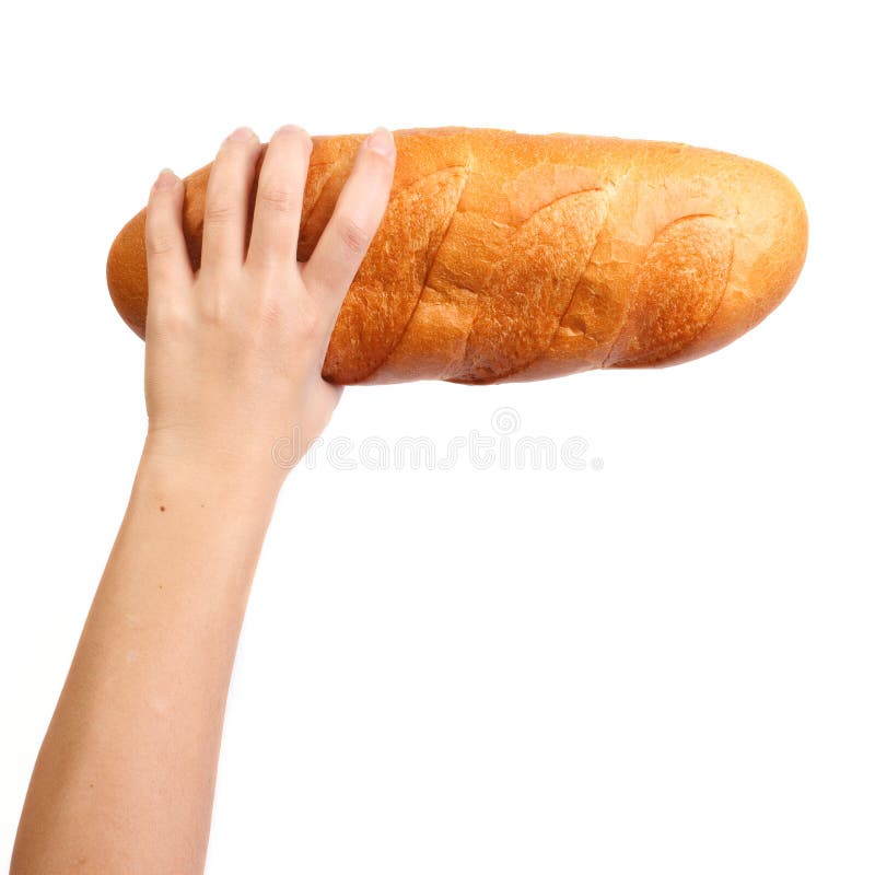 Hand holds a loaf stock photo. Image of freshness, loaf - 29094960