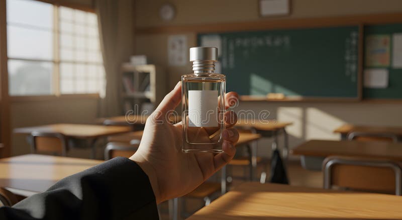 Fragrance in Classroom stock illustration. Illustration of table ...