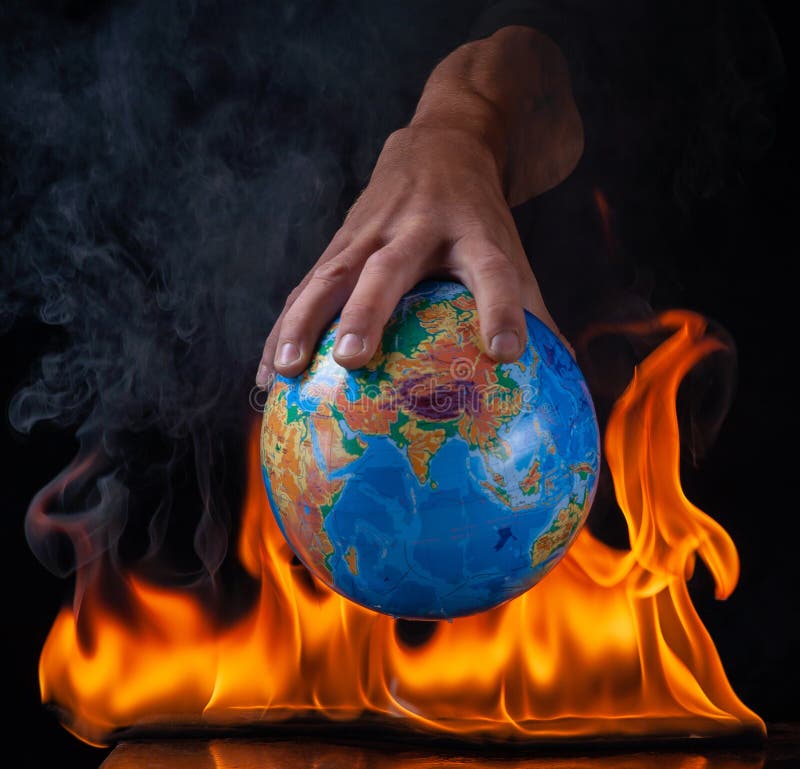 Earth Globe Fire Stock Images - Download 595 Royalty Free Photos