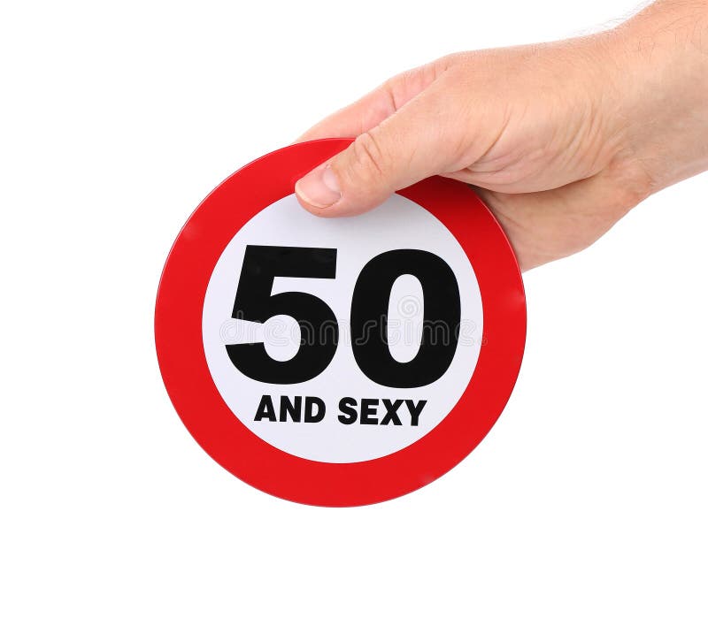 Hand Holds Road Sign Concept. Stock Image - Image of road, fifty: 35490809