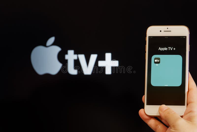 Apple Streaming Service VoD Content Provider Concept. Editorial ...