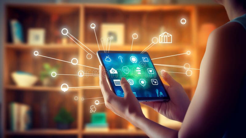 A Hand Holds a Smartphone and Uses Fingers on the Screen To Select ...