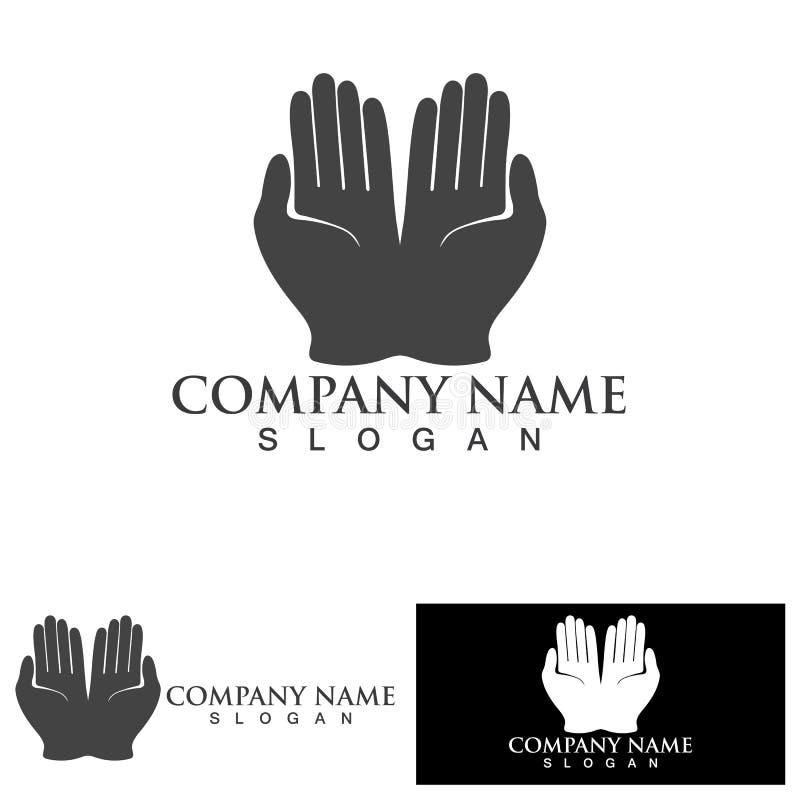 Hand Hope Logo and Symbol Vector Template Stock Vector - Illustration ...