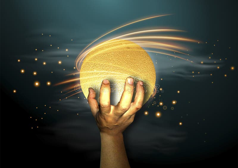 Hand Human at Dominate the Moon - Modern Idea and Concept Think ...