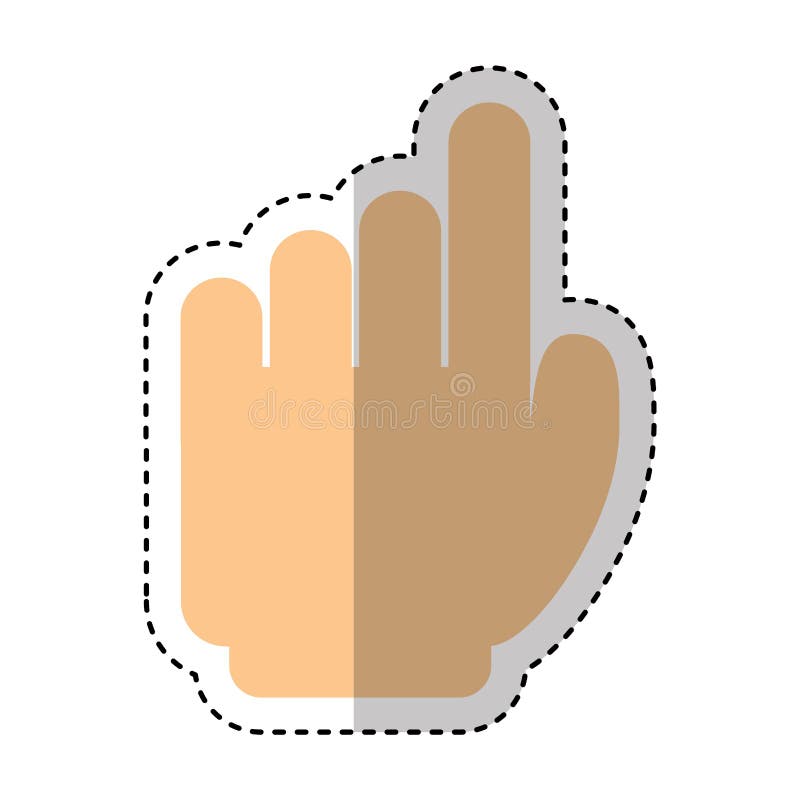 Hand human index icon stock illustration. Illustration of direction ...