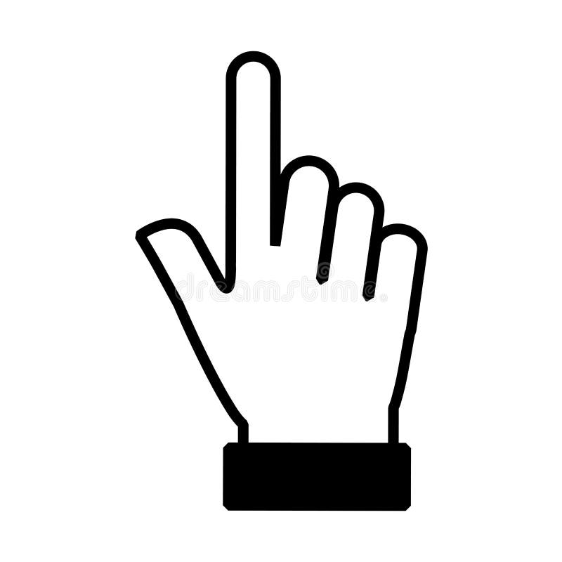 Hand human index icon stock vector. Illustration of isolated - 85655832