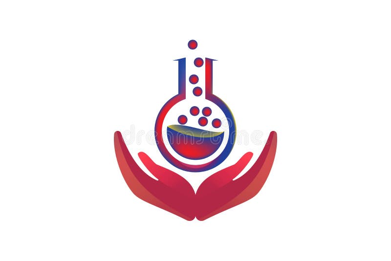 Hand Human, Lab Logo Designs Inspiration Isolated on White Background ...