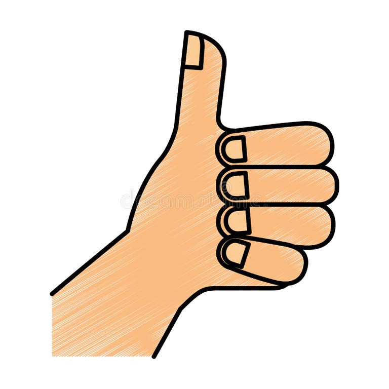 Hand human like icon stock vector. Illustration of community - 91308050