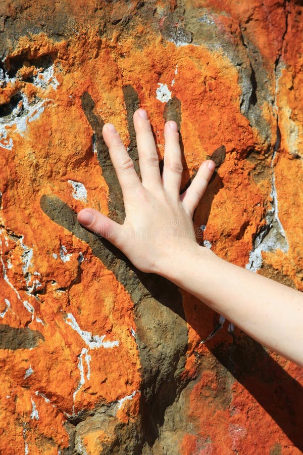Hand stock photo. Image of prehistory, orange, ancestor - 32023968