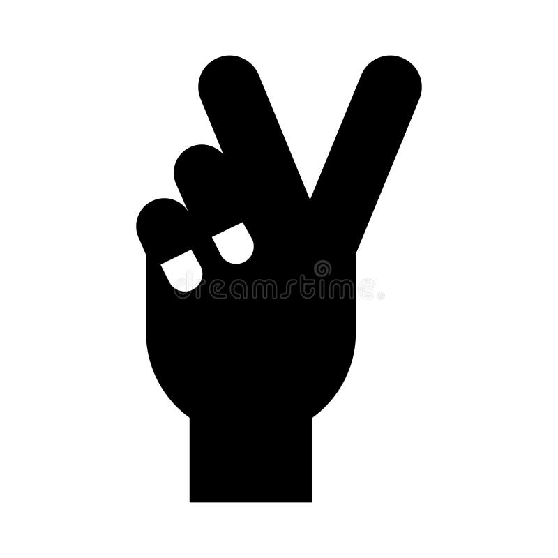 Hand Human Peace and Love Symbol Stock Vector - Illustration of love ...