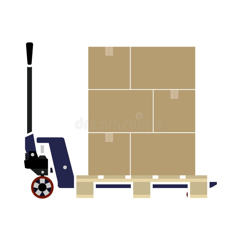 Hand Pallet Lift Icon Stock Illustrations – 233 Hand Pallet Lift Icon ...