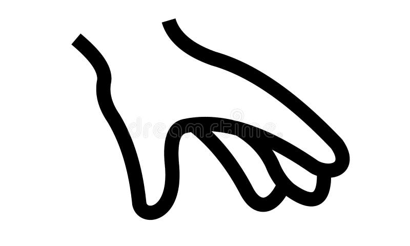 Hand Palm Facing Stock Illustrations – 130 Hand Palm Facing Stock ...