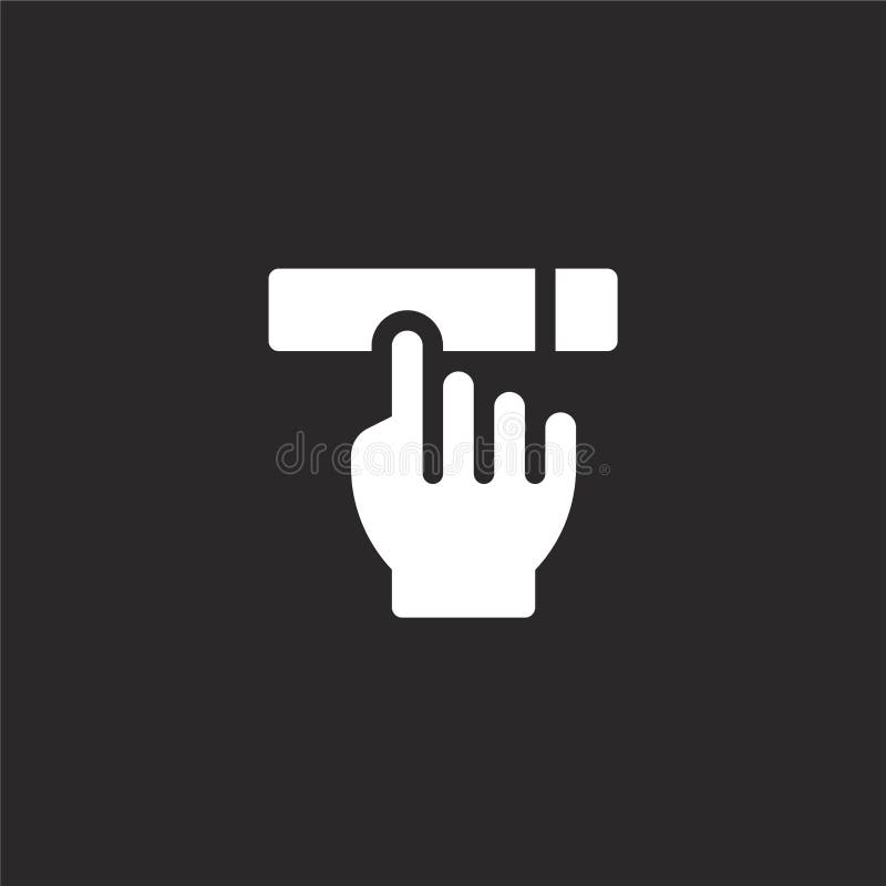 Hand Icon. Filled Hand Icon for Website Design and Mobile, App ...