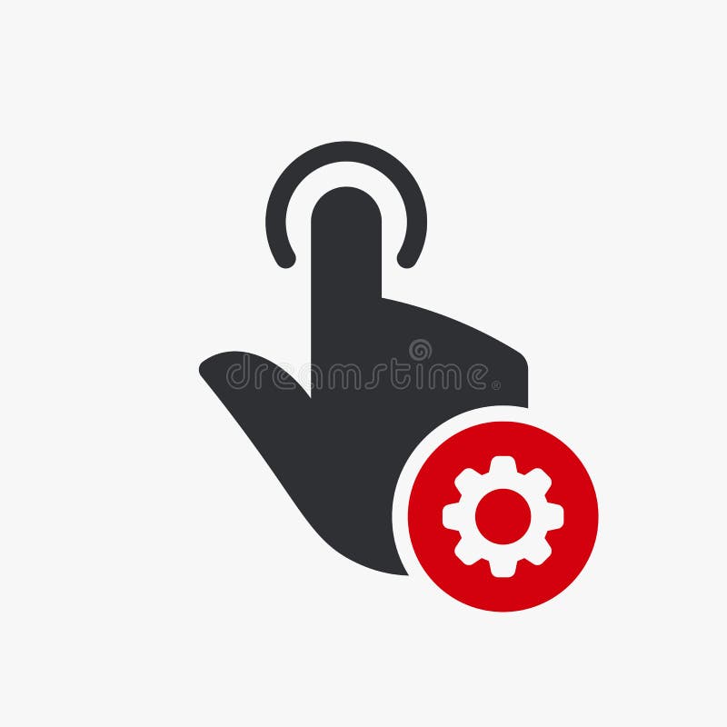 Hand Icon, Gestures Icon with Cancel Sign. Hand Icon and Close, Delete ...