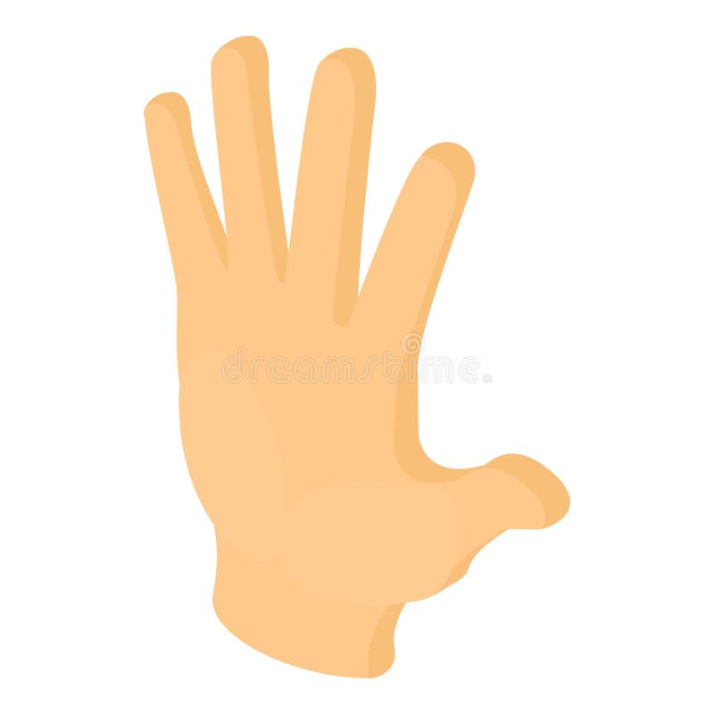 Hand Icon, Isometric 3d Style Stock Vector - Illustration of friendship ...