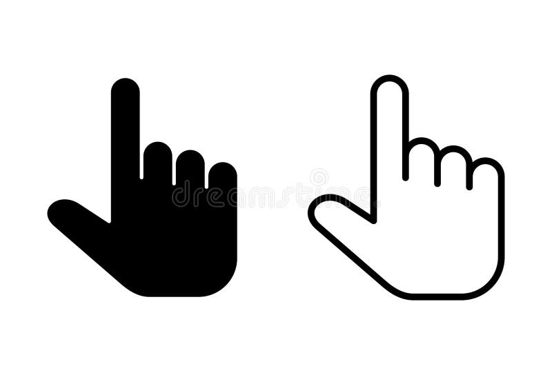 Hand Icon . Hand Vector Icon, Palm Stock Vector - Illustration of ...
