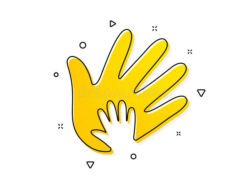 Hand Icon. Social Responsibility Sign. Vector Stock Vector ...