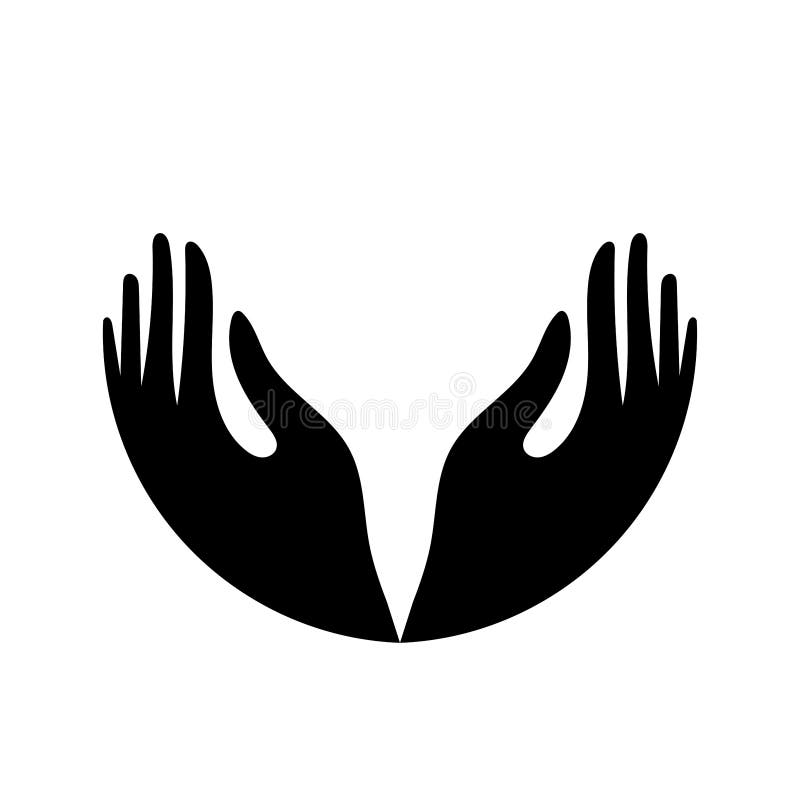 Cupping Hands Vector