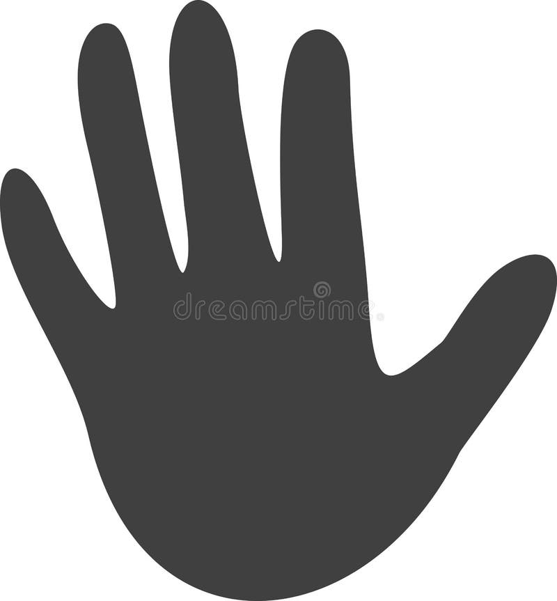 Hand Icon Vector stock vector. Illustration of palm, icon - 94527027