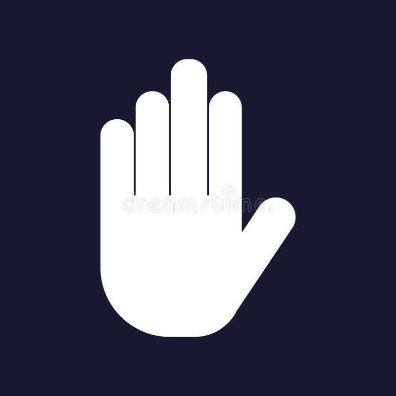 Blue Hand Icon Stock Illustrations – 263,675 Blue Hand Icon Stock ...