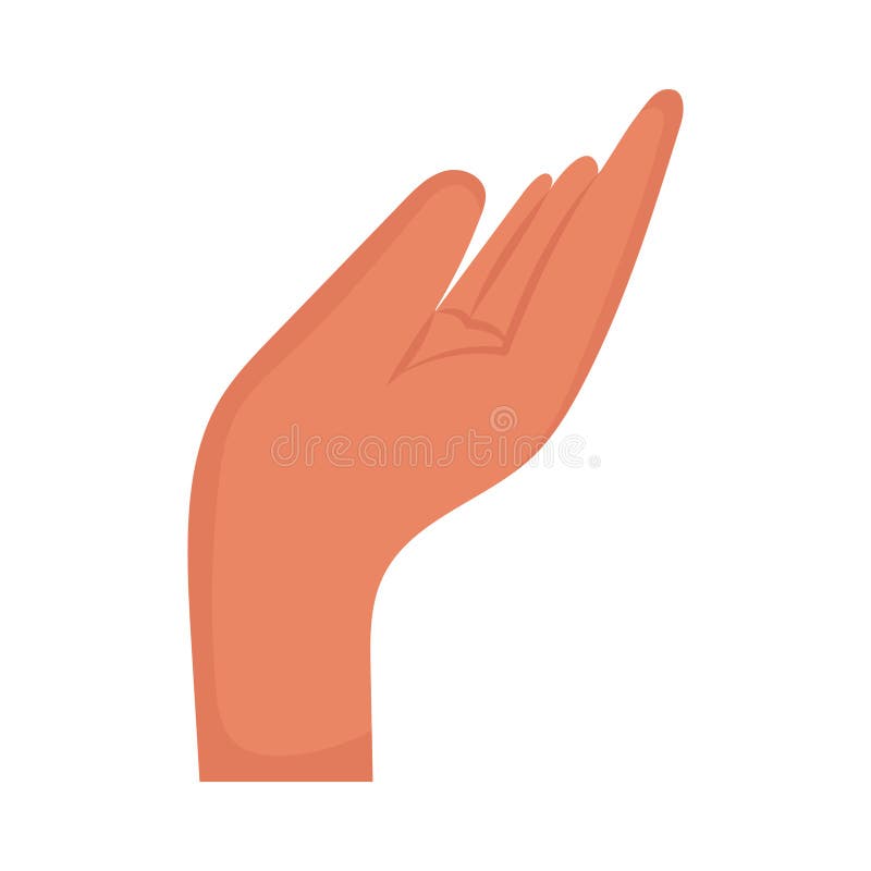 Hand icon image stock vector. Illustration of flat, palm - 273196325