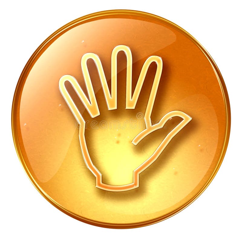 Hand icon black glass. stock illustration. Illustration of statement ...