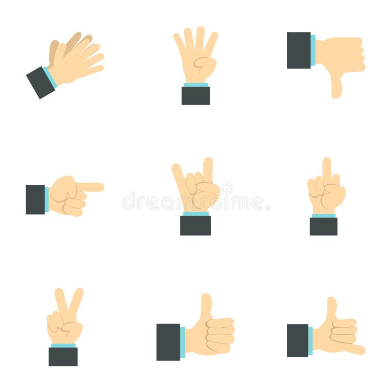 Indication Finger Icons Stock Illustrations – 70 Indication Finger ...