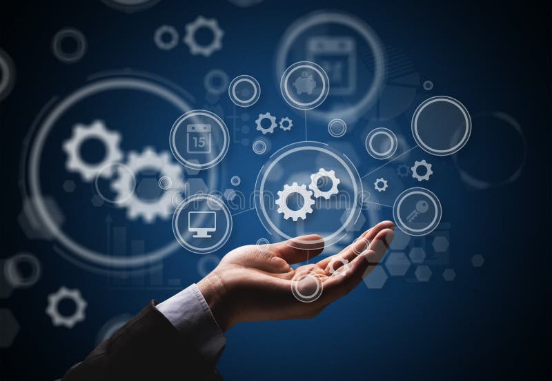 Hand and illustration stock photo. Image of closeup - 109914748