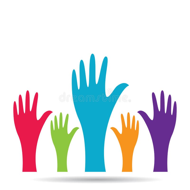 Hand images illustration stock vector. Illustration of together - 196335013