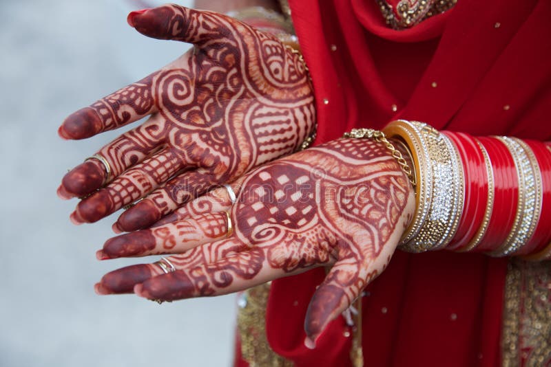 Hand indian Tattoo stock photo. Image of india, henna - 76422804