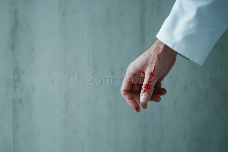 Hand Injury, Scratch with Blood Stock Image - Image of surreal, detail ...