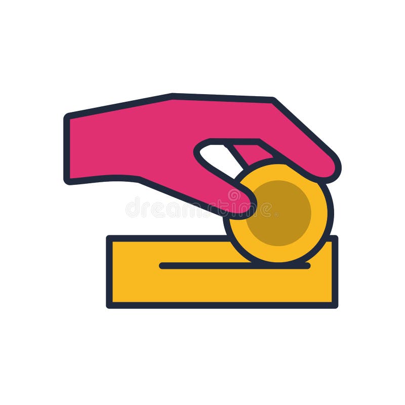 Insert Coin Hand Stock Illustrations – 1,661 Insert Coin Hand Stock ...