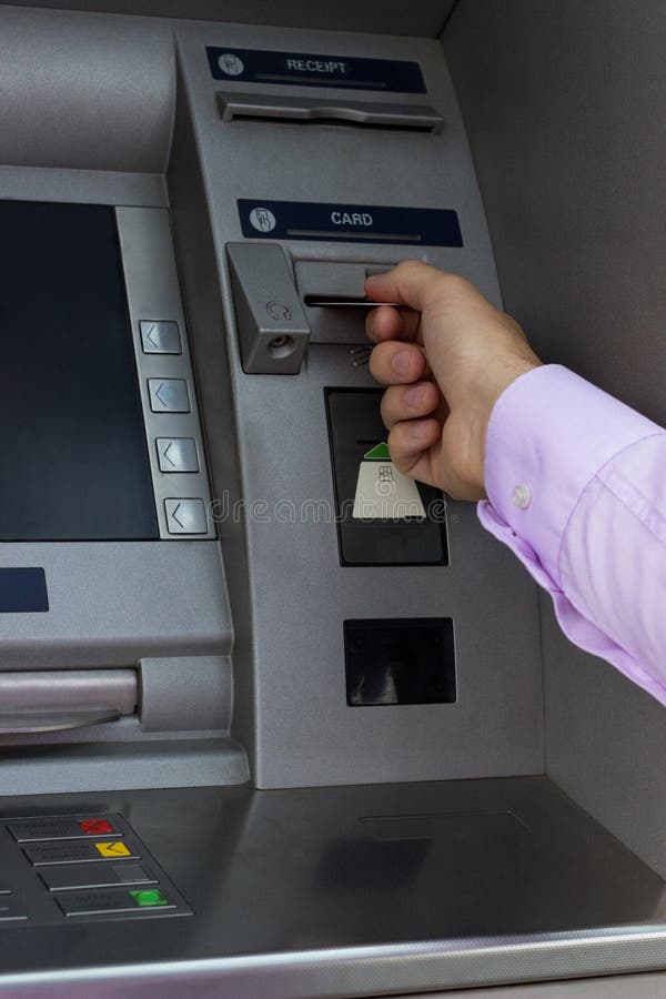 ATM Cash Machine - Automated Teller Machine Stock Image - Image of ...