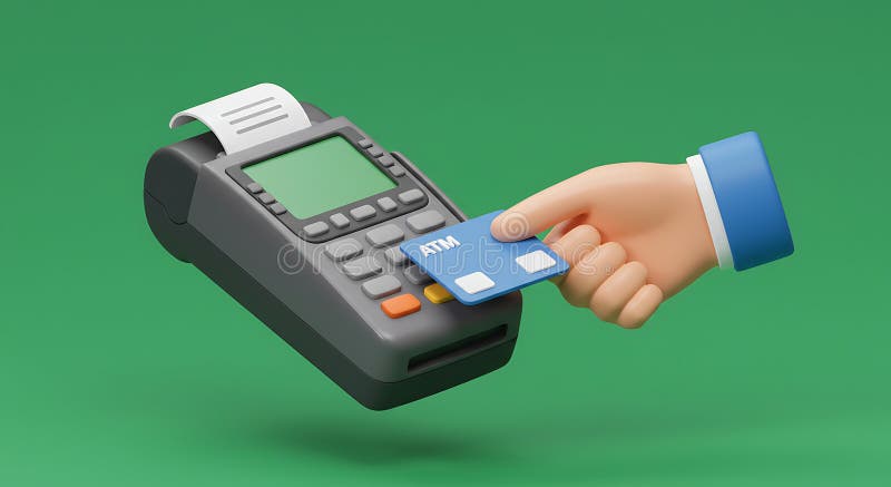 AI-Generated Payment Processing Stock Illustration - Illustration of ...