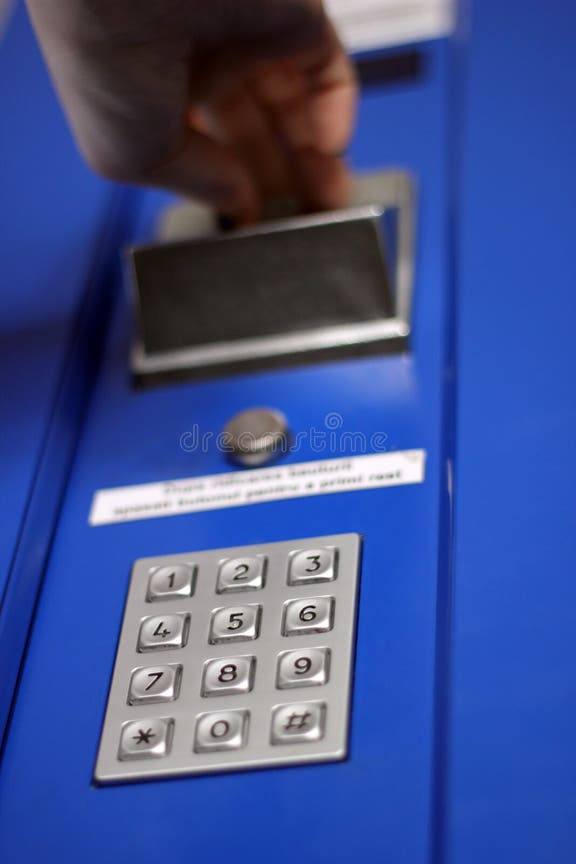 Hand Inserting Coin into Vending Machine Stock Image - Image of coins ...