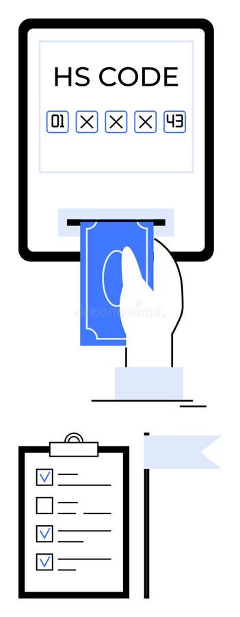 International Trade License Process Stock Illustrations – 1 ...