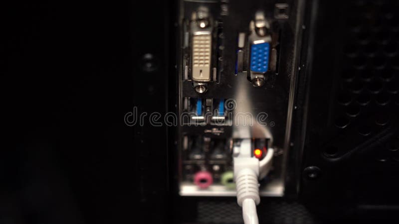 Wire for the computer stock image. Image of component - 17310669