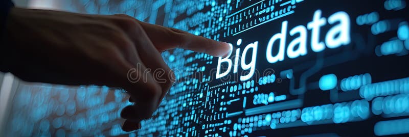 Hand Interact with Illuminated Big Data Display, Human Element in Data ...