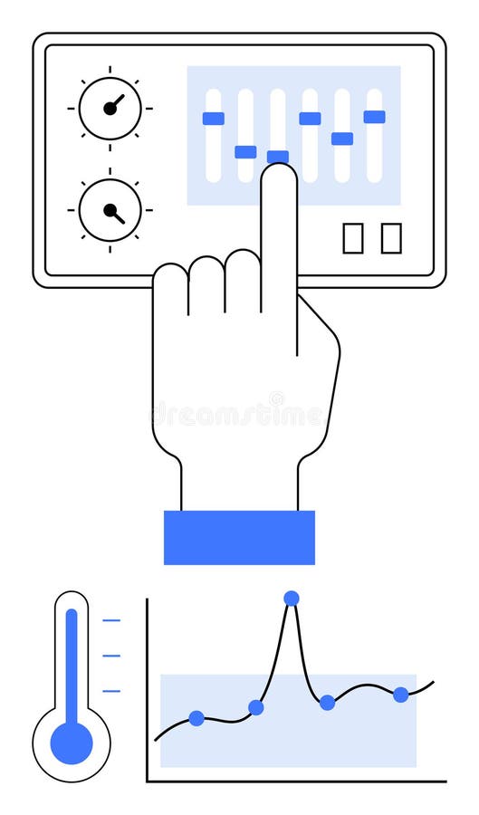 Dials Thermometer Stock Illustrations – 17 Dials Thermometer Stock ...