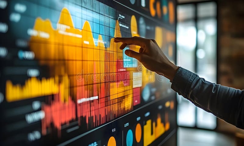 AI-Generated Data Visualization Stock Image - Image of artificial ...